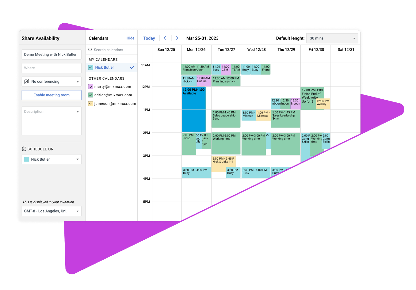 One-Click Meeting Scheduler and Follow-up Reminder | Mixmax